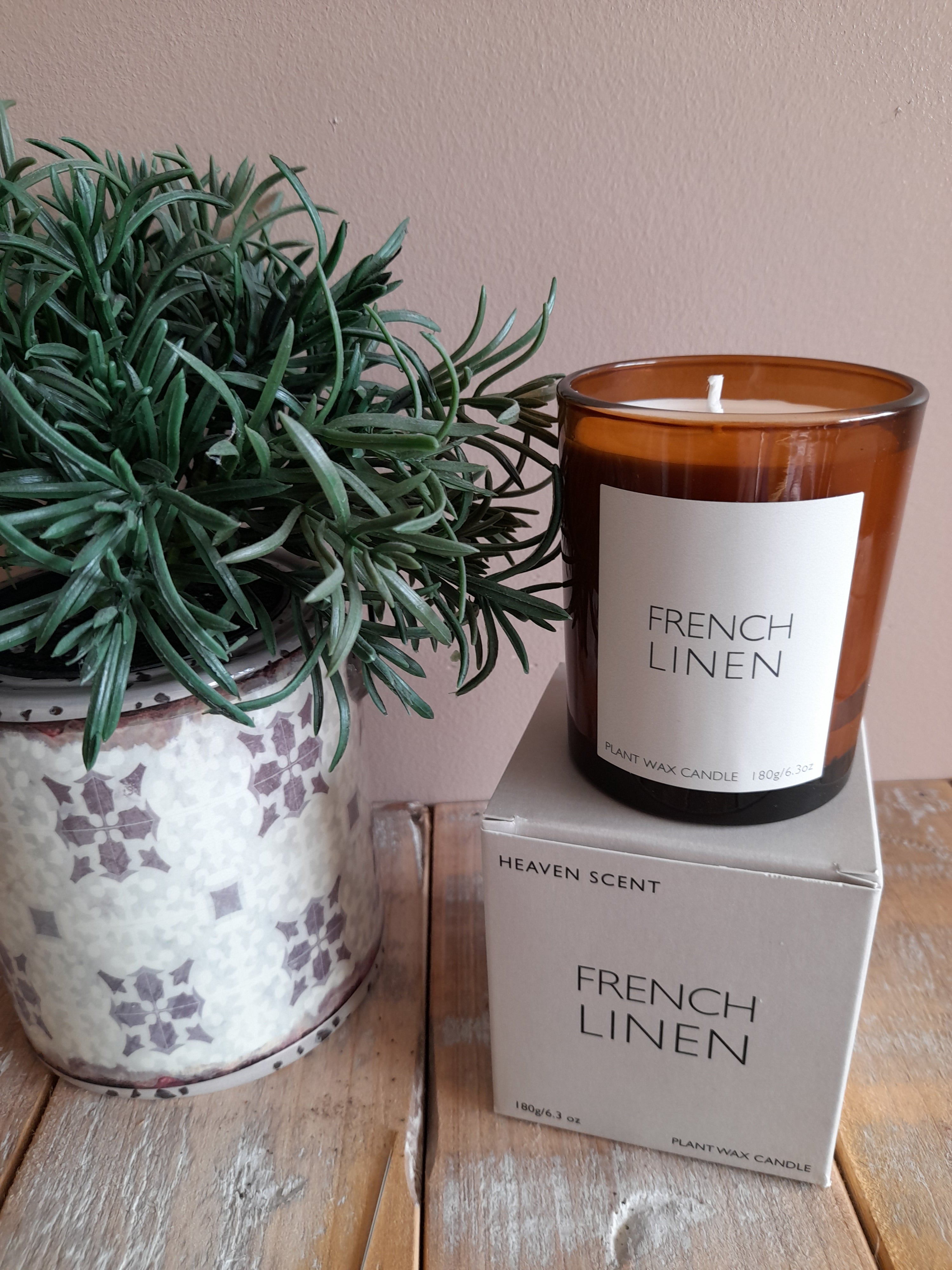 Heaven scent - French Linen candle – Ellie Lane Home and Gift